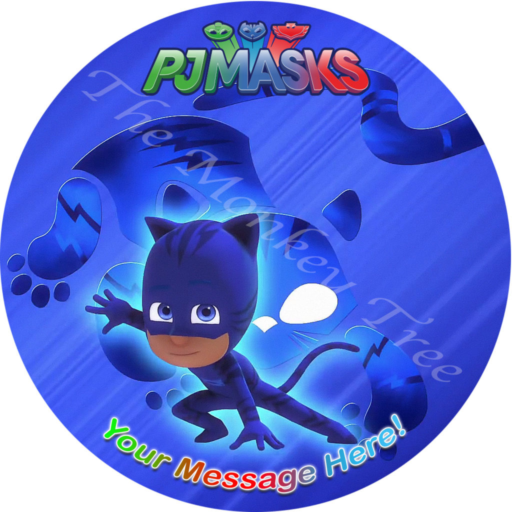 PJ Masks CatBoy Edible Cake Image Topper - can be personalised! - The ...