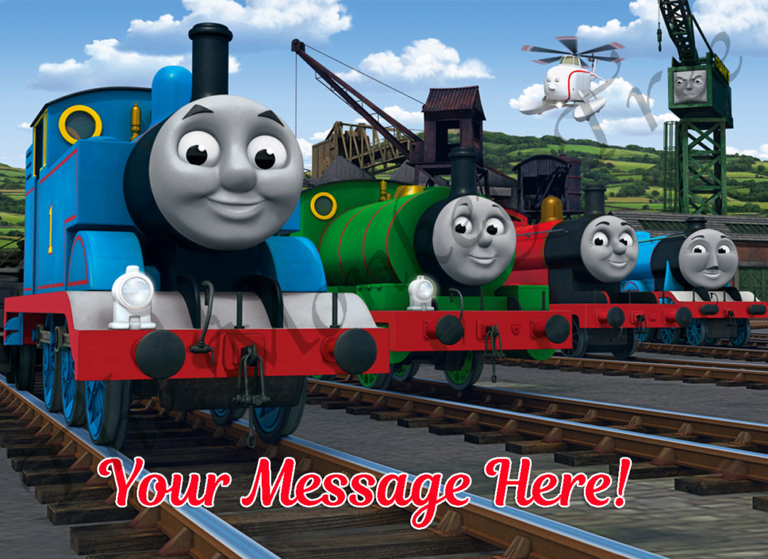 Thomas the Tank Engine A4 Edible Cake Image Topper 2 - can be ...