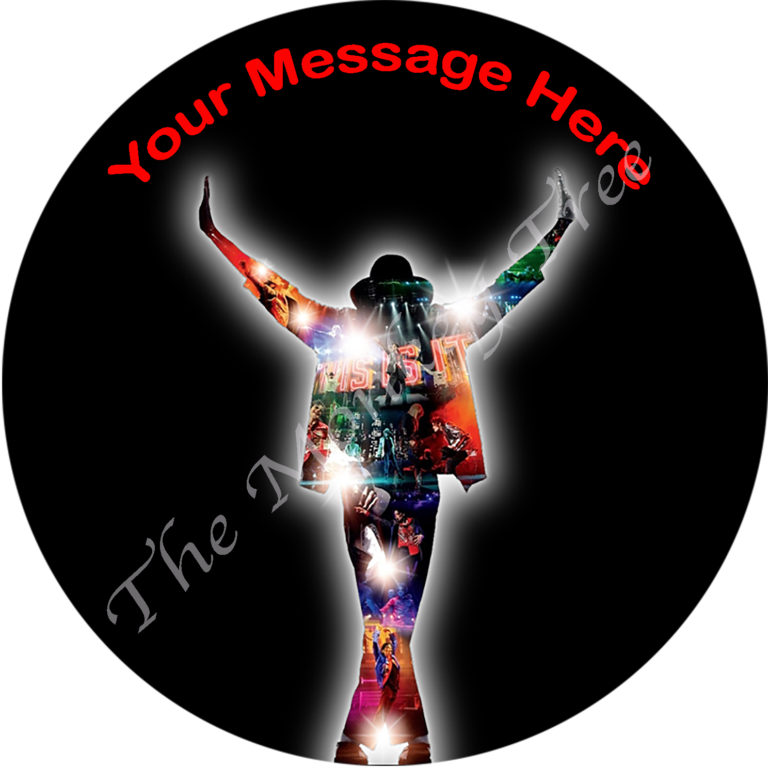 Michael Jackson Edible Cake Image 2 - can be personalised! - The Monkey ...
