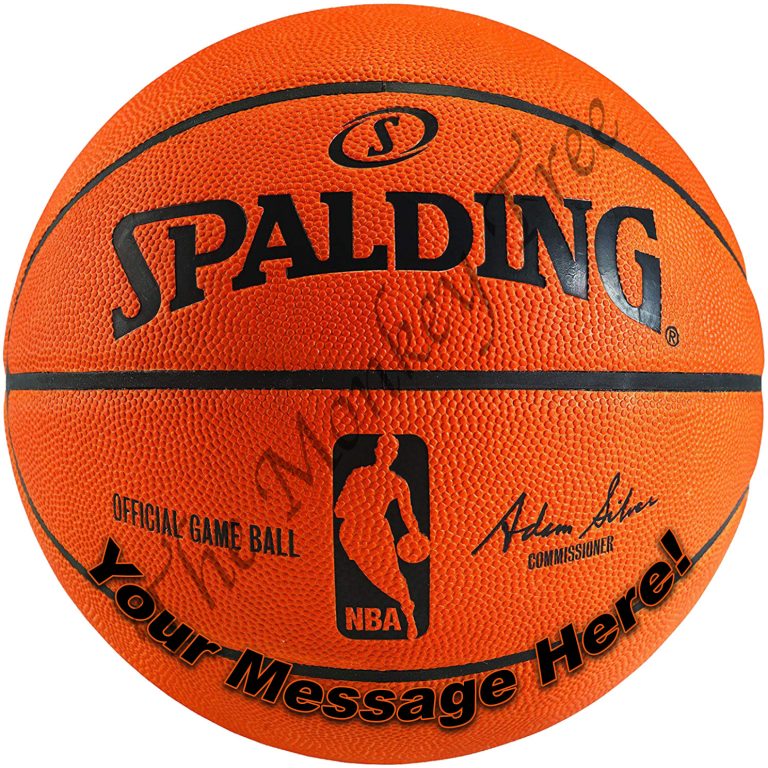 NBA Spalding Basketball Edible cake Image Topper - can be personalised ...