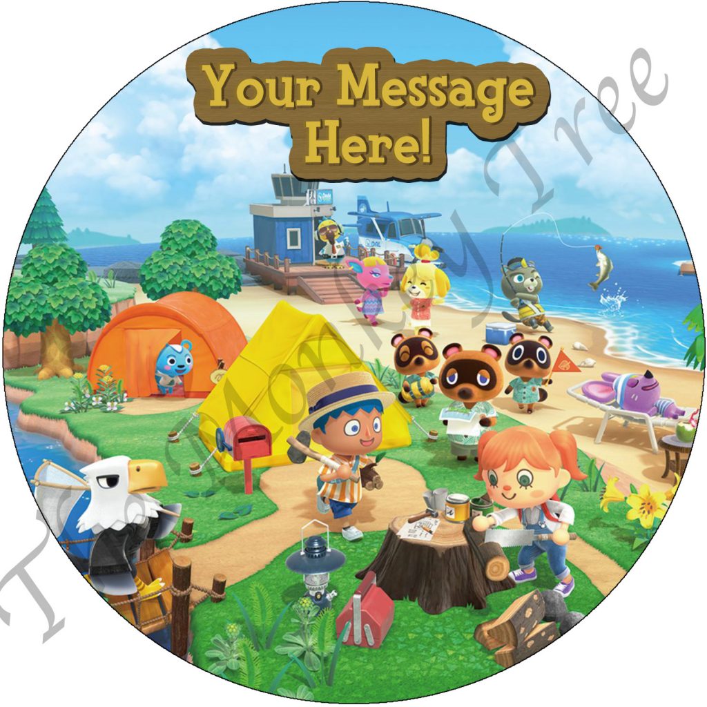 Animal Crossing Edible Cake Topper Image - can be personalised! - The ...
