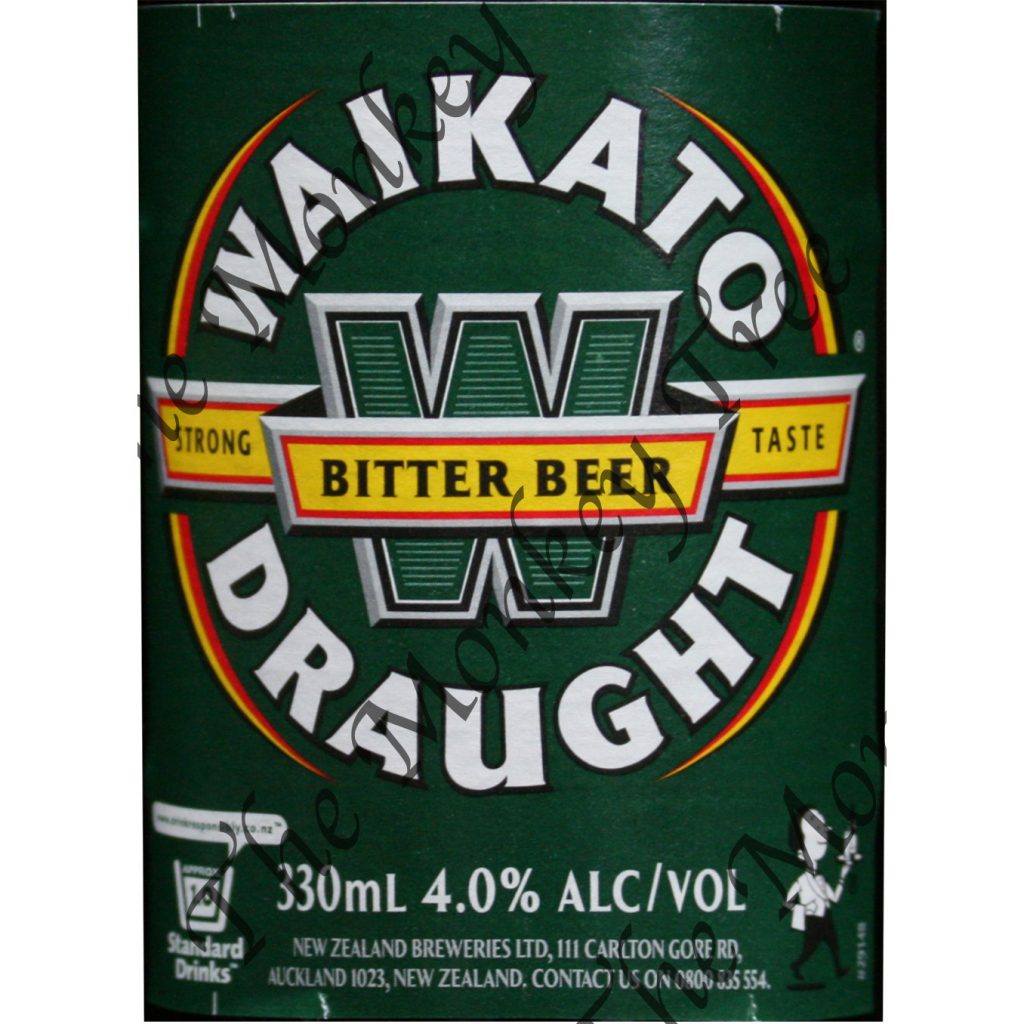 Waikato Draught Edible Image Bottle Label - The Monkey Tree